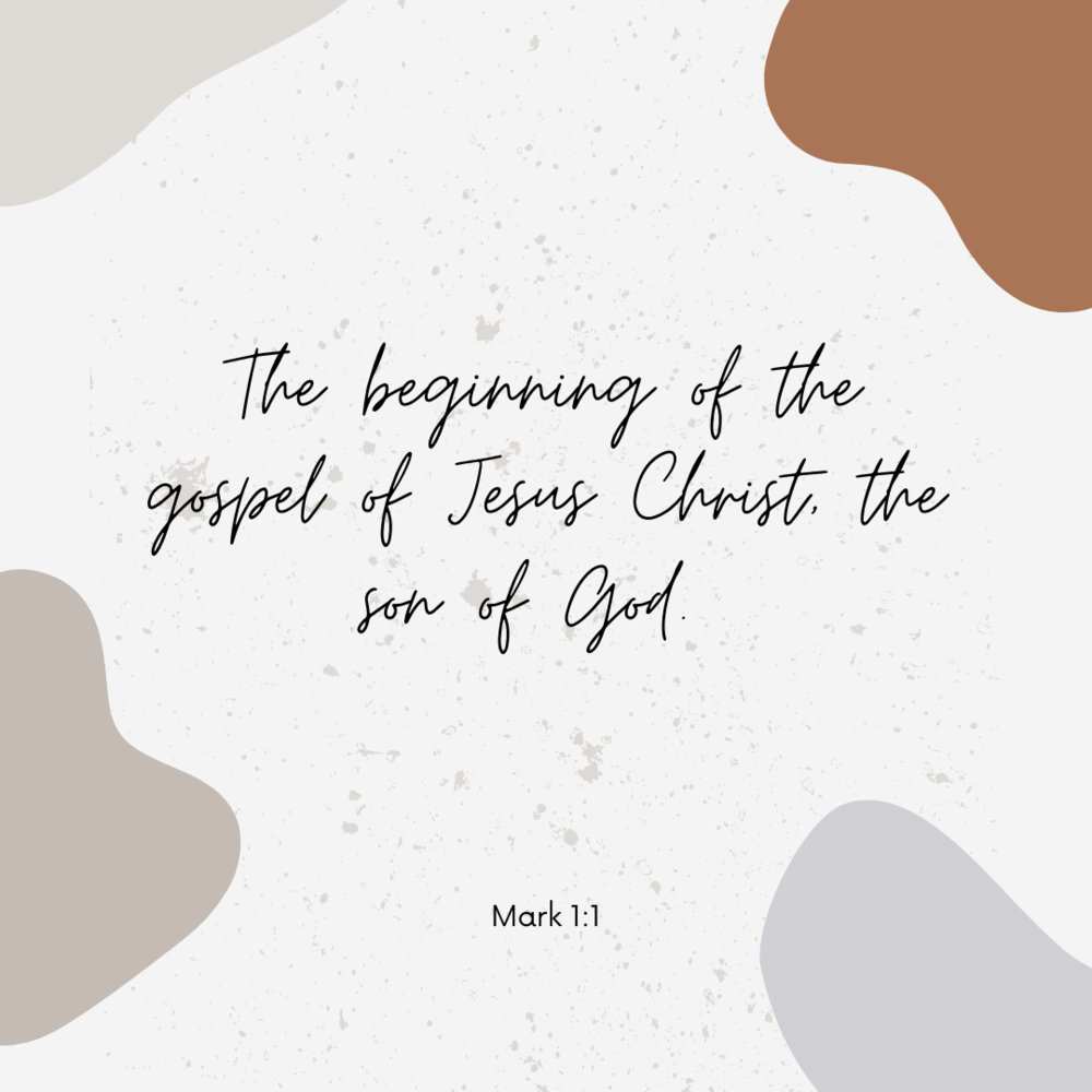 Lets Simply Begin by Entering into His Story: The Beginning of the Good ...