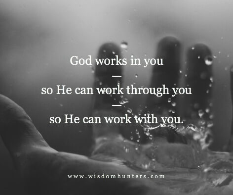 Evidence God Is at Work in Our Lives. John 5:17 – Loving God, Living ...
