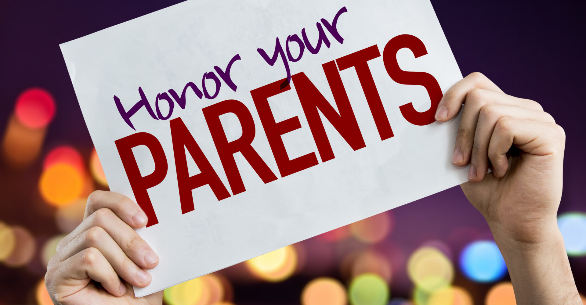 Honoring Parents, Honoring God. Exodus 20:12 – Loving God, Living God ...